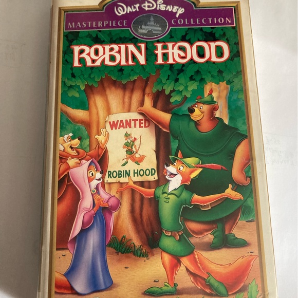 Disney | Media | Vhs Disney Robin Hood Movie | Poshmark